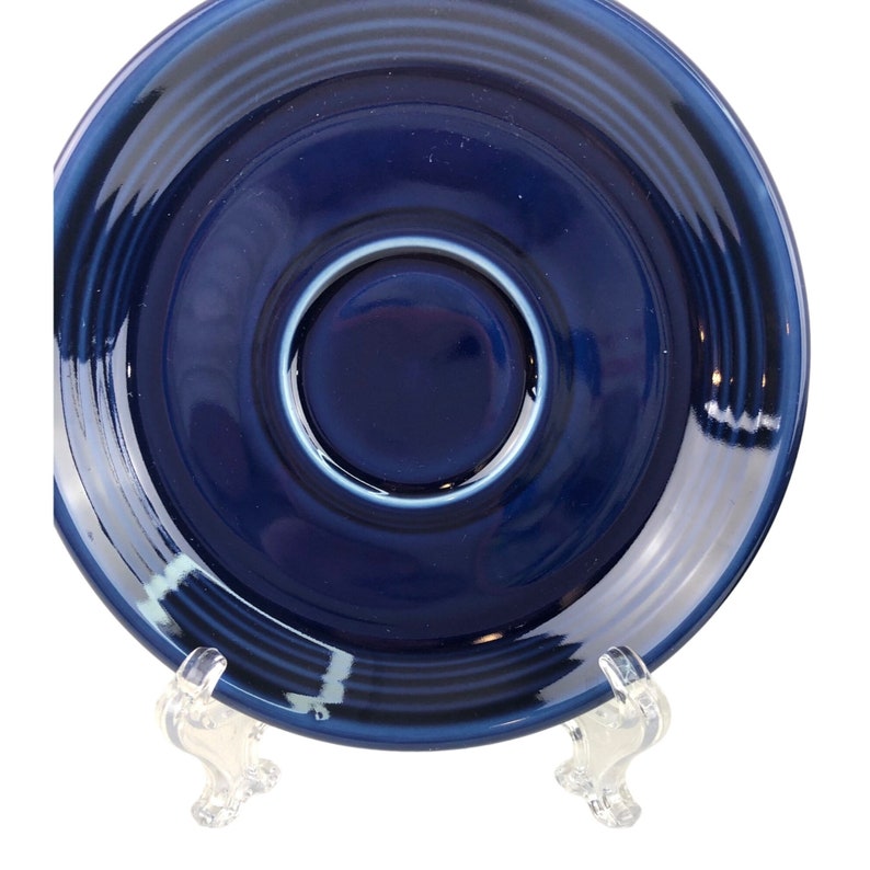 Fiesta Ware Cobalt Blue Cup and Saucer Set Homer Laughlin HLC ...