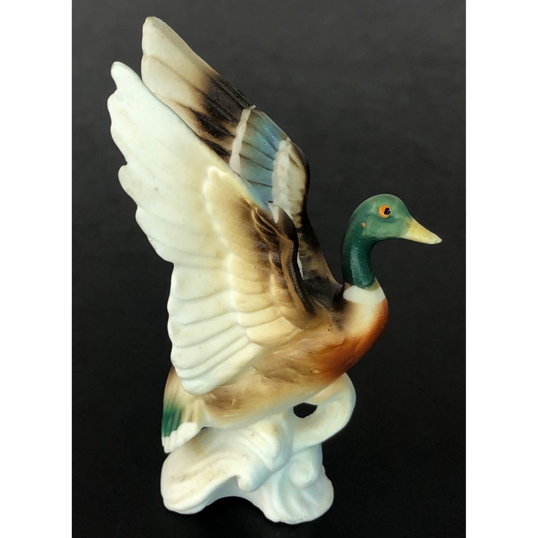 Vintage 3 Flying Mallard Duck Ceramic Figurine - Etsy