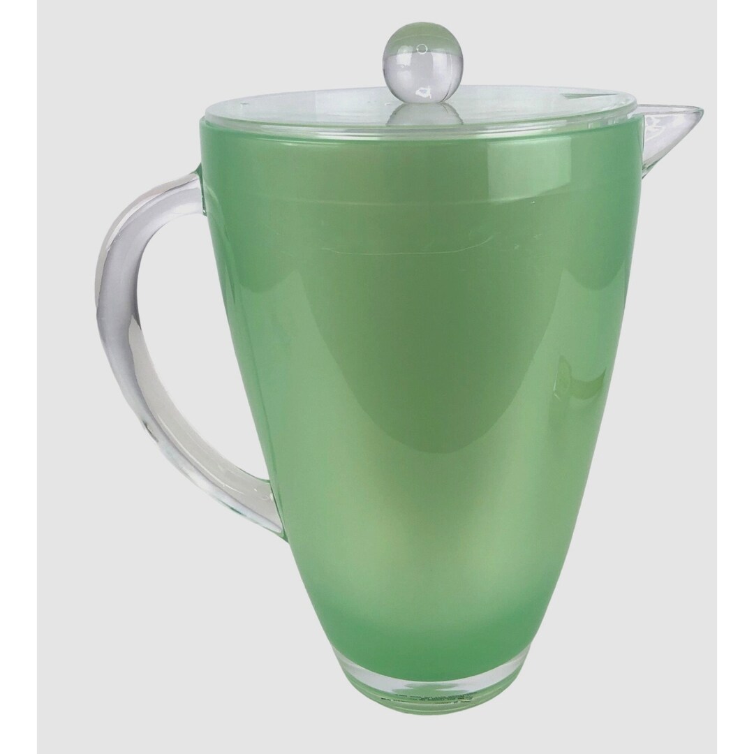 Green Acrylic Pitcher With Lid - Etsy