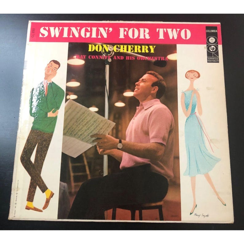Don Cherry W/ Ray Conniff & His Orchestra Swingin' for Two Vinyl LP ...