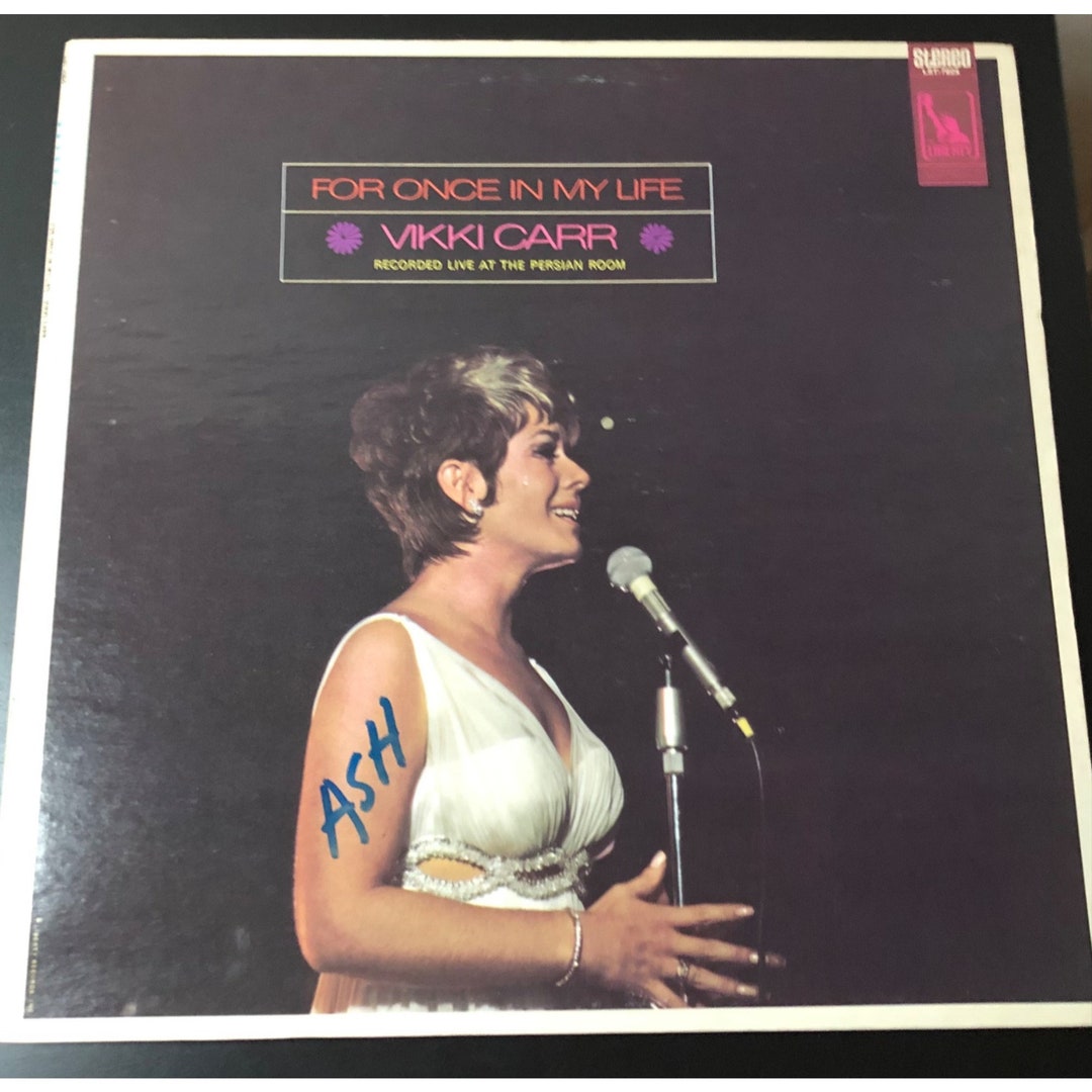 Vikki Carr for Once in My Life Vinyl LP Record 1969 Liberty LST-7604 - Etsy