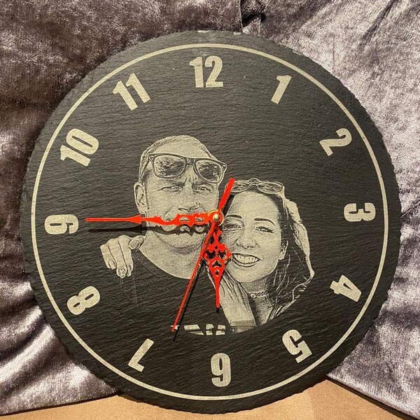 Slate Clock - Etsy UK