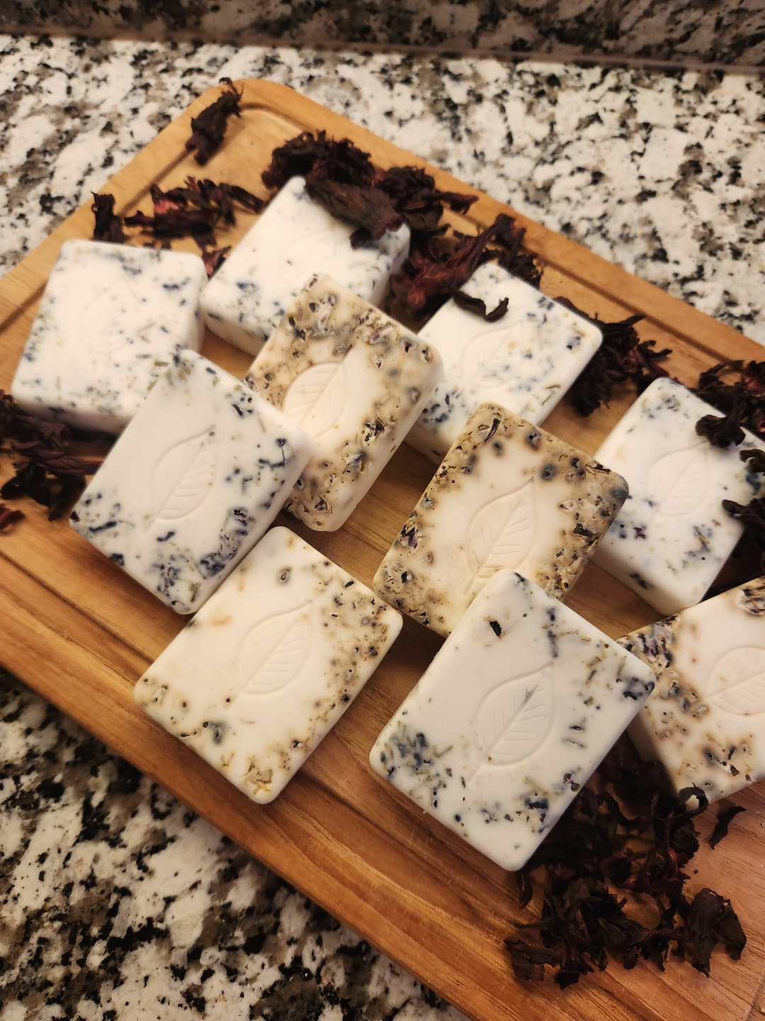 Hibiscus & Rosemary Shea Butter Bar Soaps 50ct - Etsy