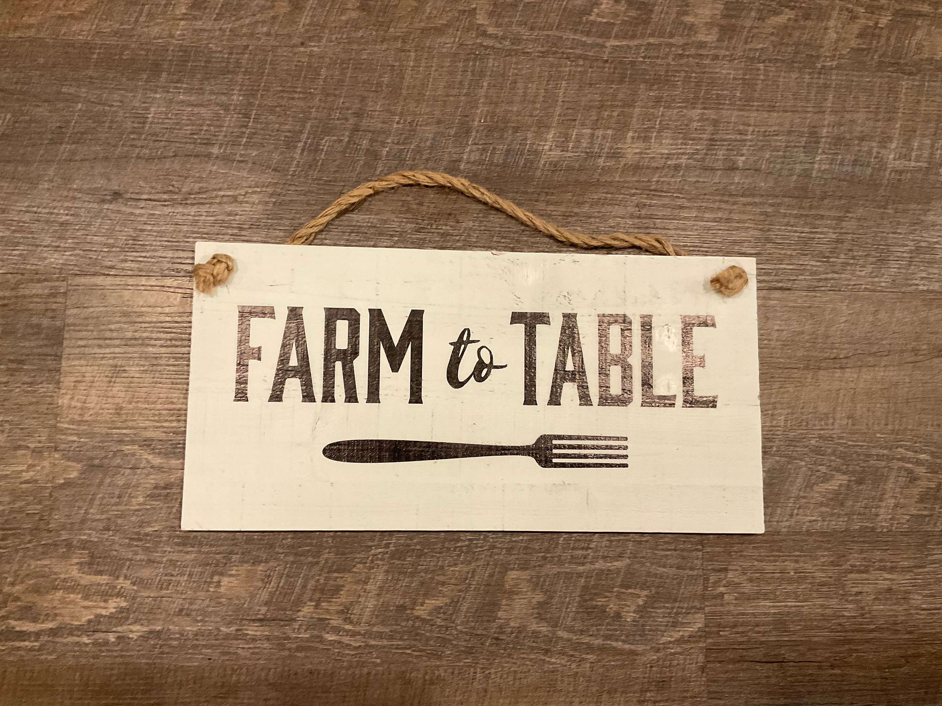 Farm to Table Sign - Etsy