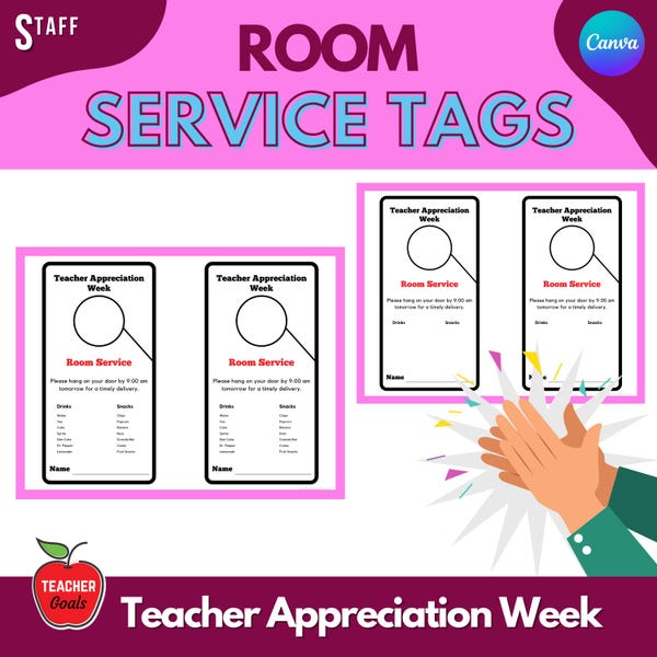 Teacher Room Service - Etsy