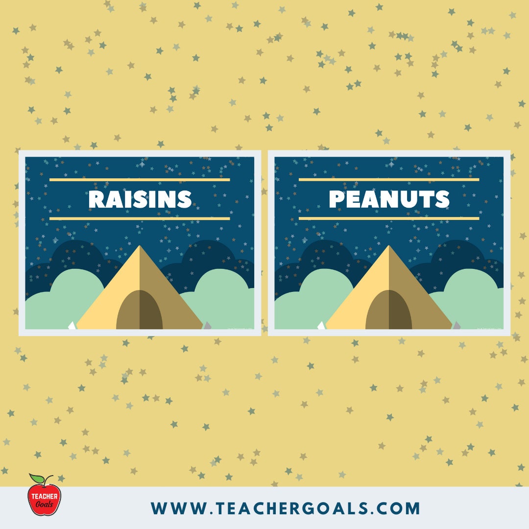 Teacher Appreciation Week Printable | Trail Mix Bar Signs | Trail Mix ...