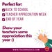Teacher Appreciation Week | Room Service Tags | Room Service Door ...