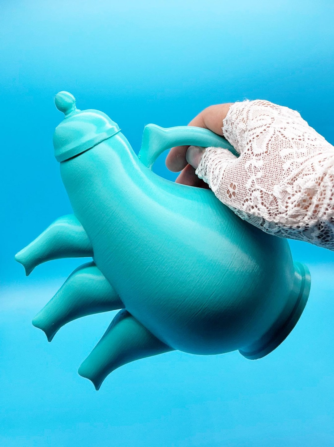 3D Printed 3 Spout Teapot - Etsy