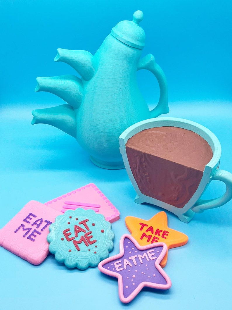 3D Printed 3 Spout Teapot - Etsy