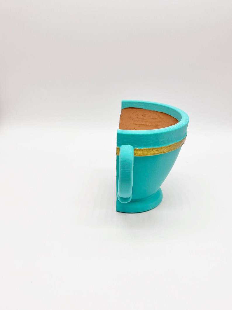 3D Printed Half Tea Cup - Etsy
