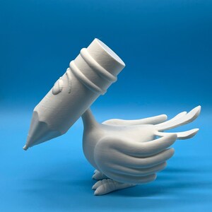 6in Tall 3D Printed Pencil Bird - Etsy