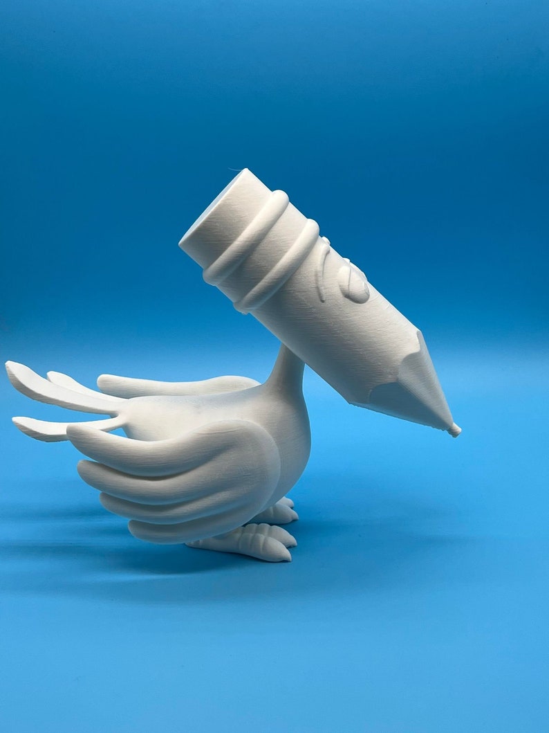 6in Tall 3D Printed Pencil Bird - Etsy