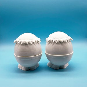 4.5in 3D Printed Tweedle Dee & Tweedle Dum Easter Egg - Etsy