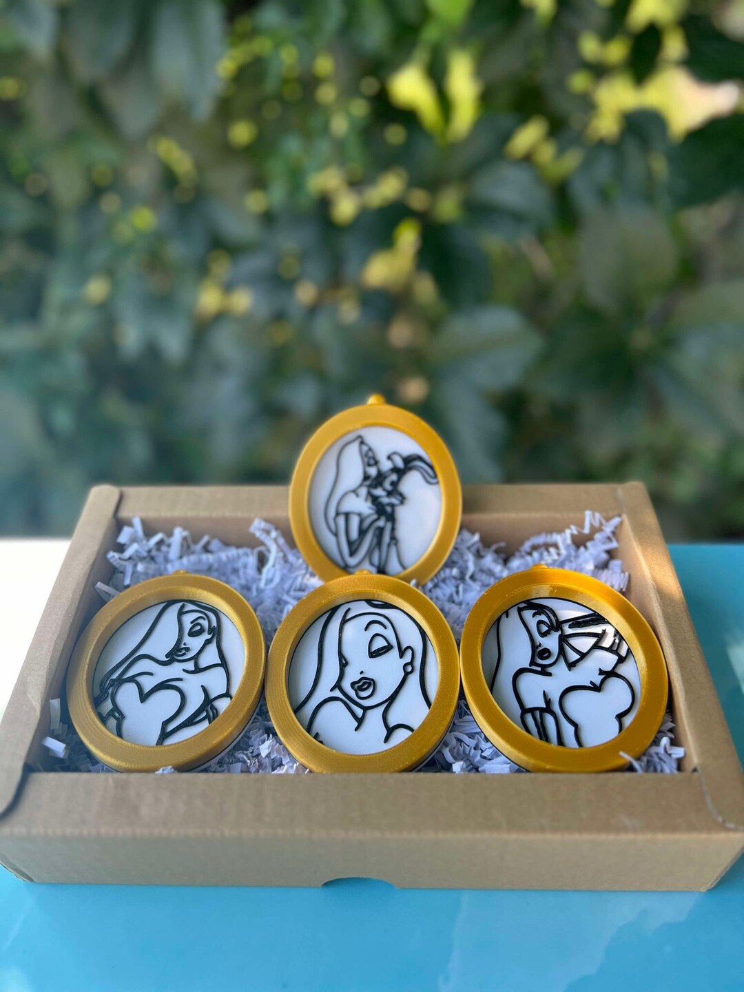 Jessica Rabbit Portrait Ornament Set - Etsy