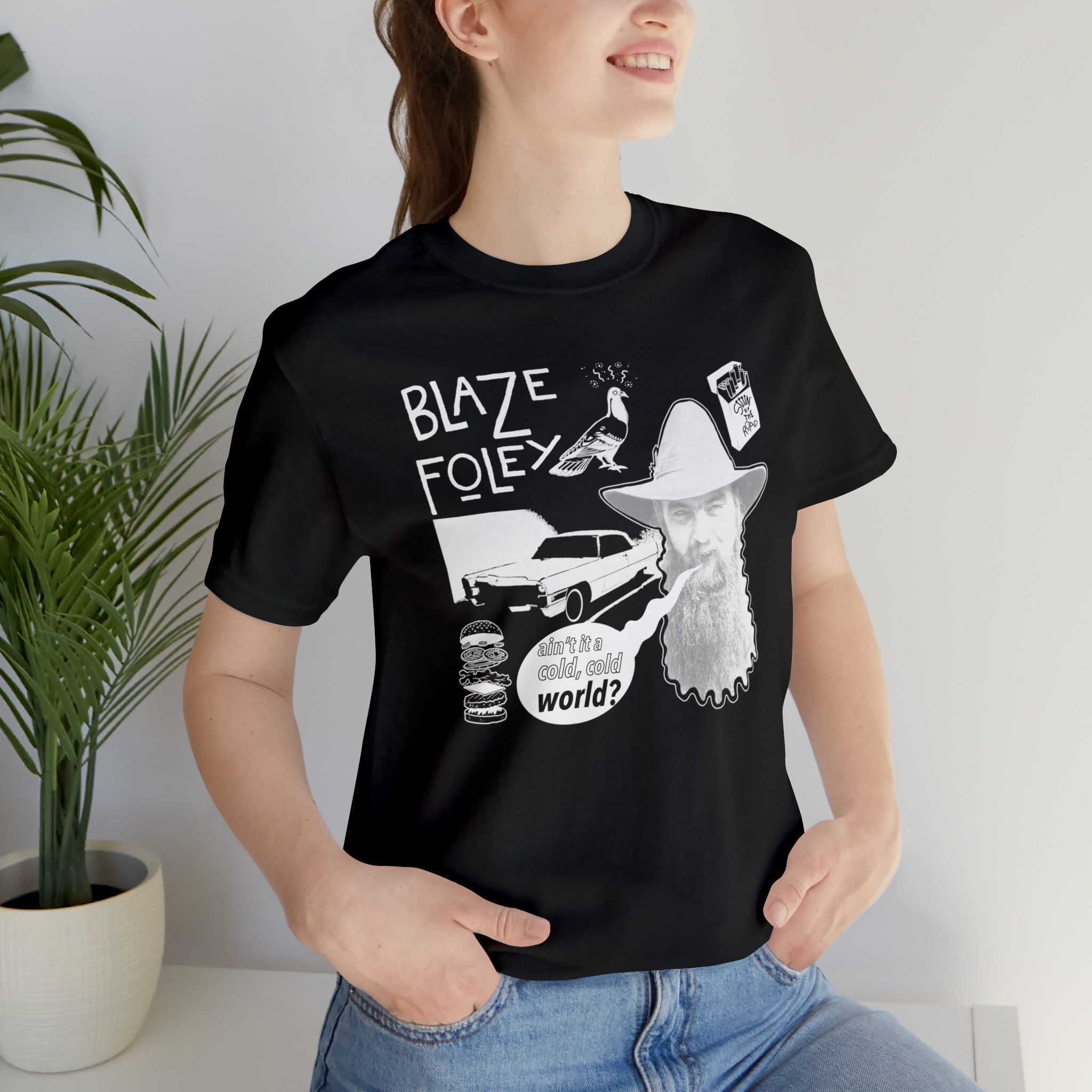 Blaze Foley Country Music Sittin' by the Road Illustrated T-shirt ...