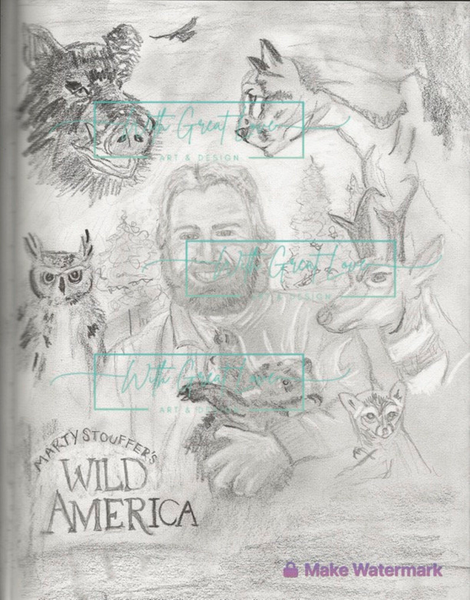 Custom Wild West Commissioned Pencil Drawing - Etsy