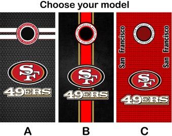 49ers Cornhole Wrap | Etsy