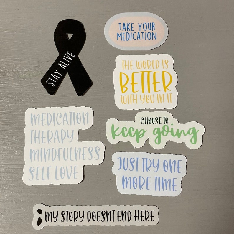 Suicide Awareness Sticker Pack - Etsy
