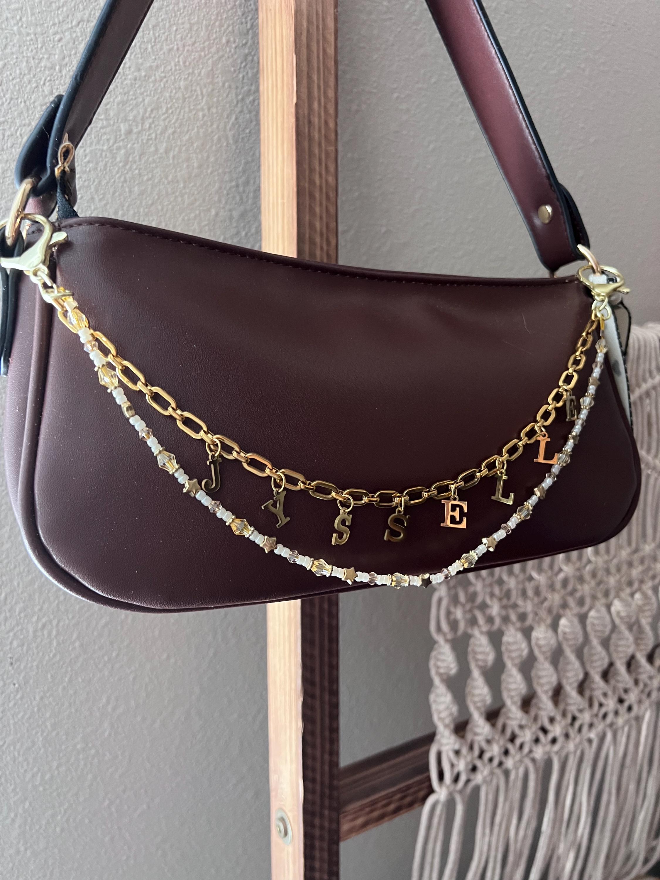Handcrafted Name Purse Chain - Etsy