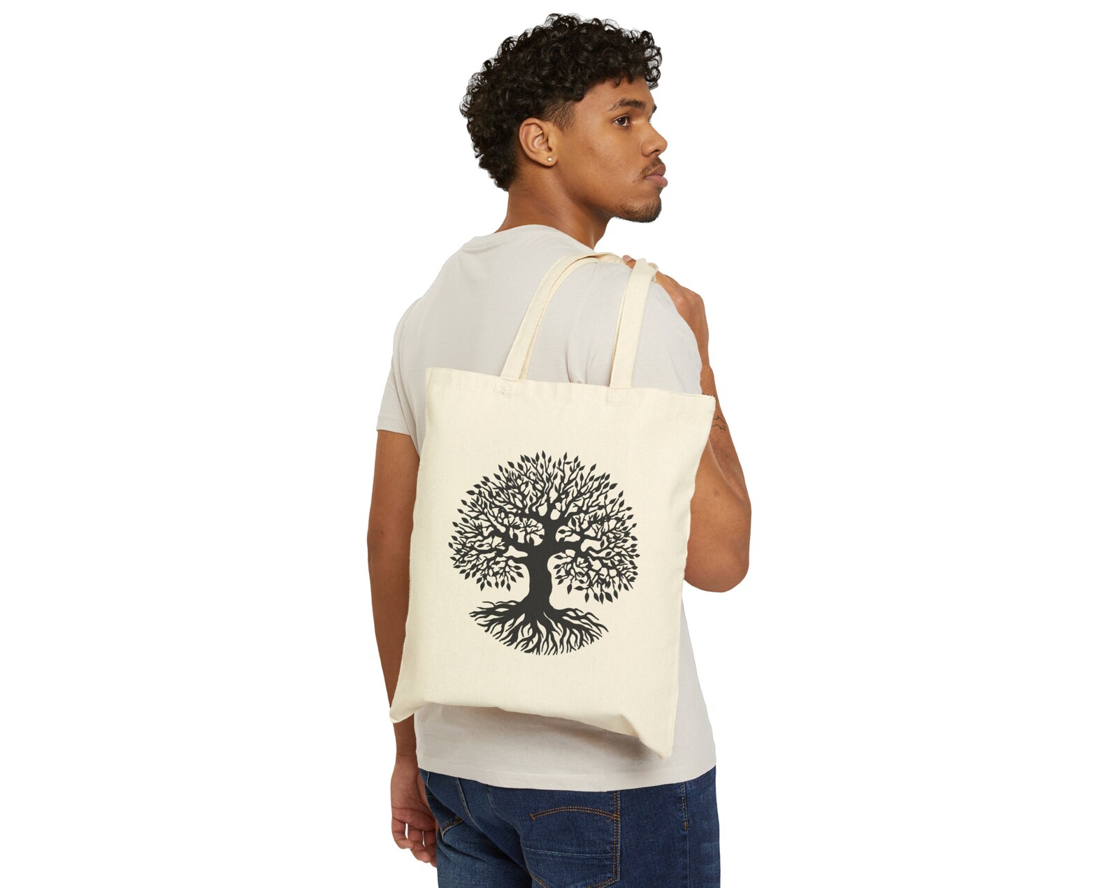 Hand-drawn Tree of Life SVG Clipart, Family Name, Split Tree Vector ...