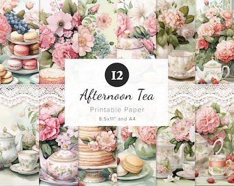 Daisy Printable Papers Flower Digital Download Paper in 12x12 - Etsy