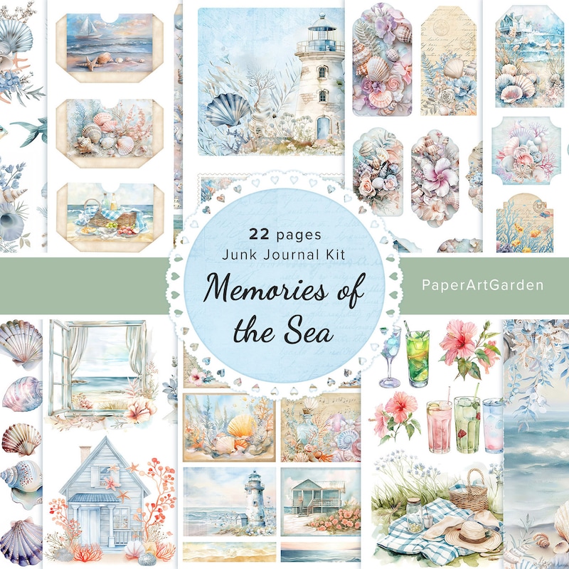 Seashell Journal - Etsy