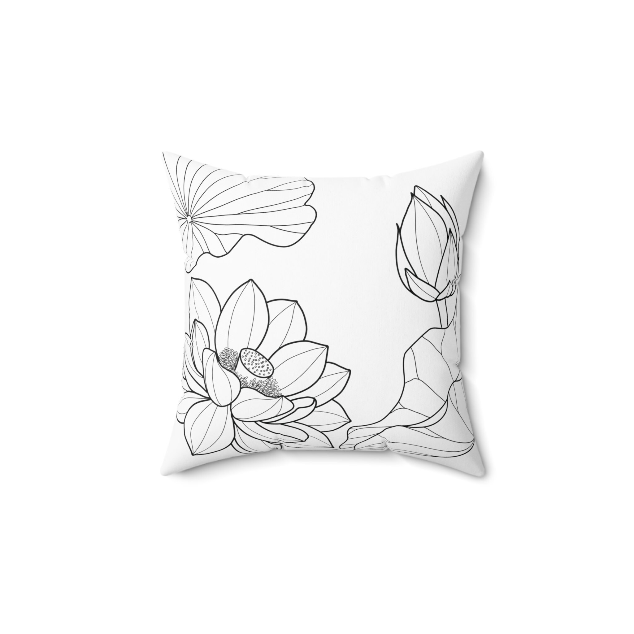 Fine Line Lotus SVG Bundle Hand-drawn Vector Floral Clipart - Etsy ...