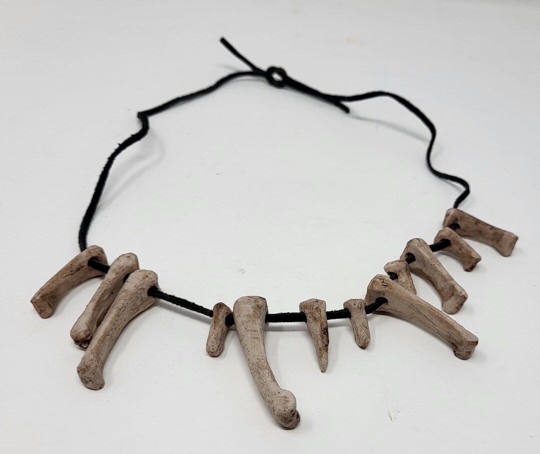 Finger Bone Necklace (resin) - Etsy
