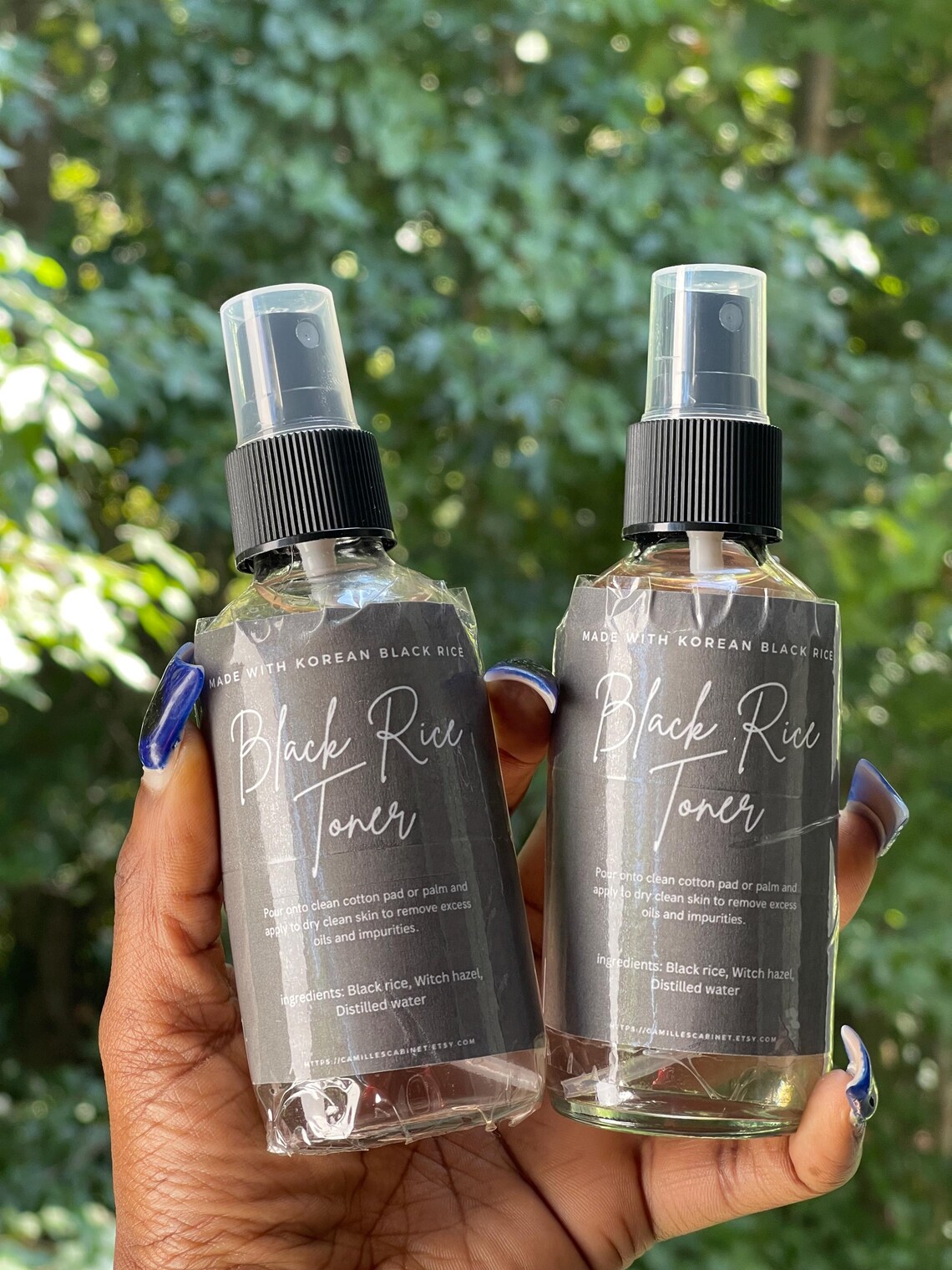 Black Rice Toner - Etsy