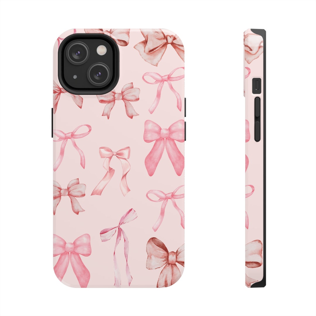Coquette Phone Case, Pink Bow iPhone Case, Ballet Core Cell Phone Case ...