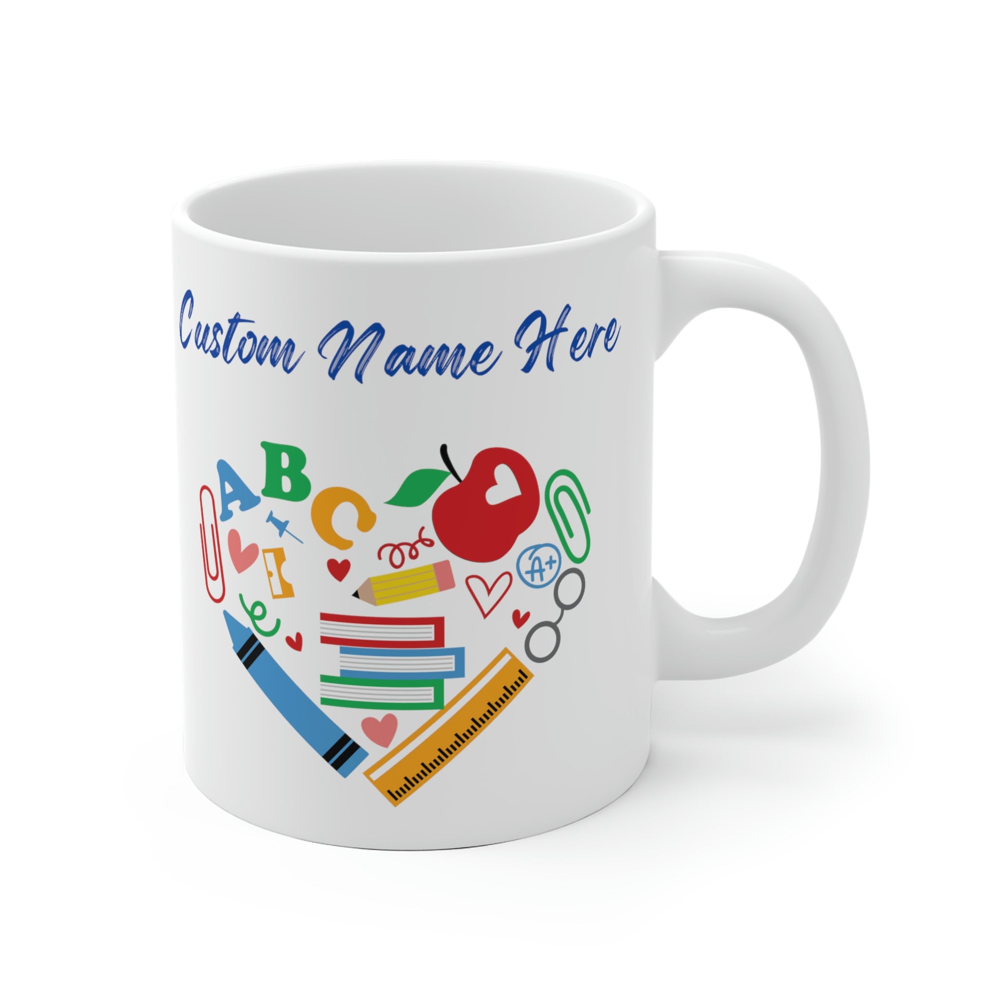 Teacher Appreciation Coffee Mug, Personalized Teacher Mug, Teacher Gift ...