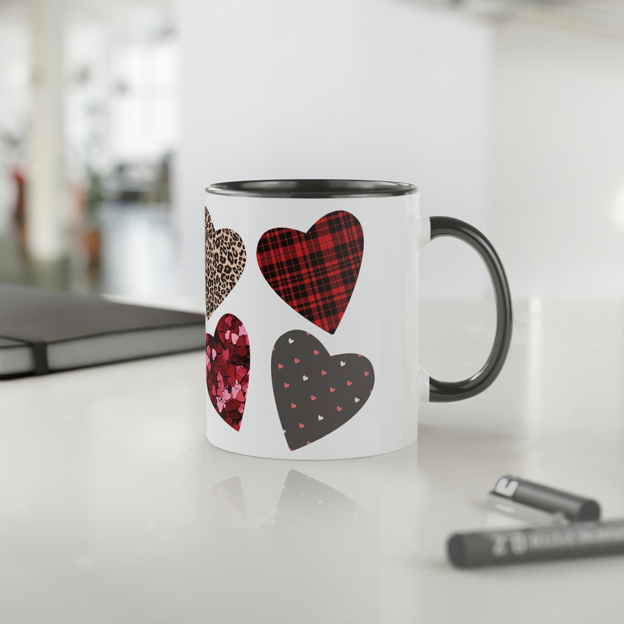 Valentine's Day Mug, Coffee Mug With Heart, Love Coffee Mug for ...