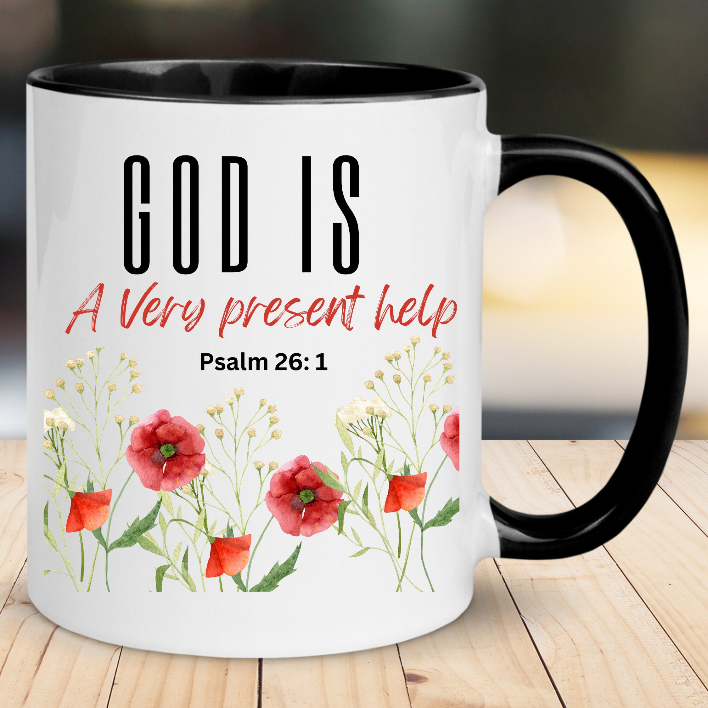Christian Scripture Coffee Mug, Wildflower Biblical Verse Mug, Gift ...