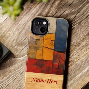 Personalized iPhone Case, Abstract Art Phone Case, Custom Gift ...