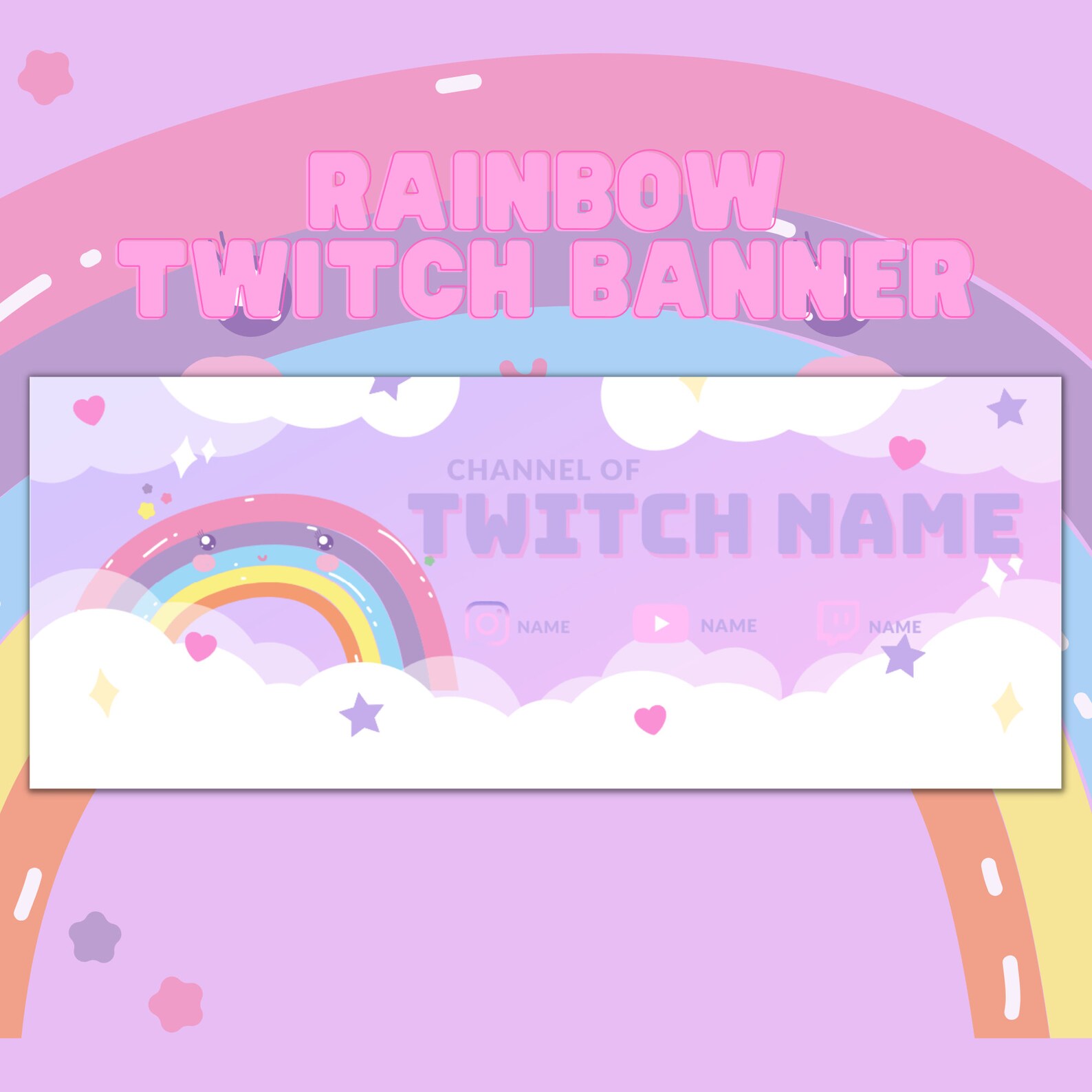 Twitch Banner stream Twitch Banner twitch Screen Banner - Etsy