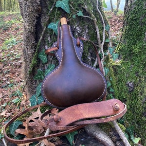 Leather Flask Pattern PDF Digital Product Leather Costrel Pattern PDF ...