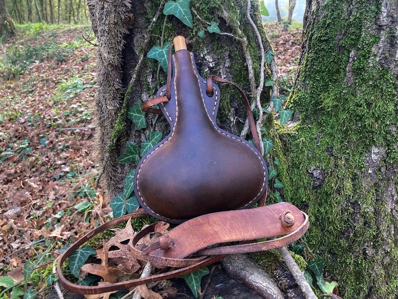 Leather Flask Pattern PDF Digital Product Leather Costrel Pattern PDF ...