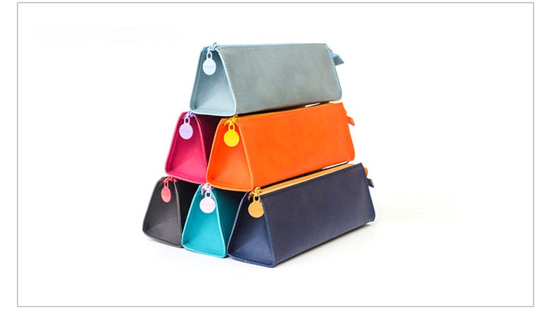 Leather Zip Pen/pencil Holder Pattern, Slim Cosmetic Case Pattern ...