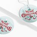 Merry Christmas Tags PDF, 6 Different Digital Designs for Merry ...