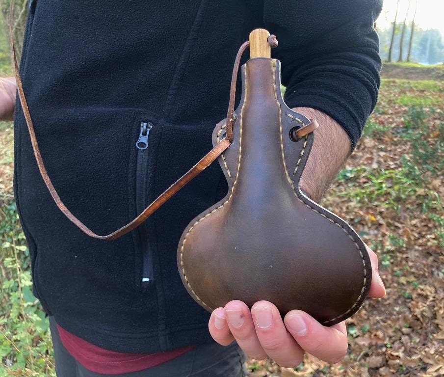 Leather Flask Pattern PDF Digital Product Leather Costrel Pattern PDF ...