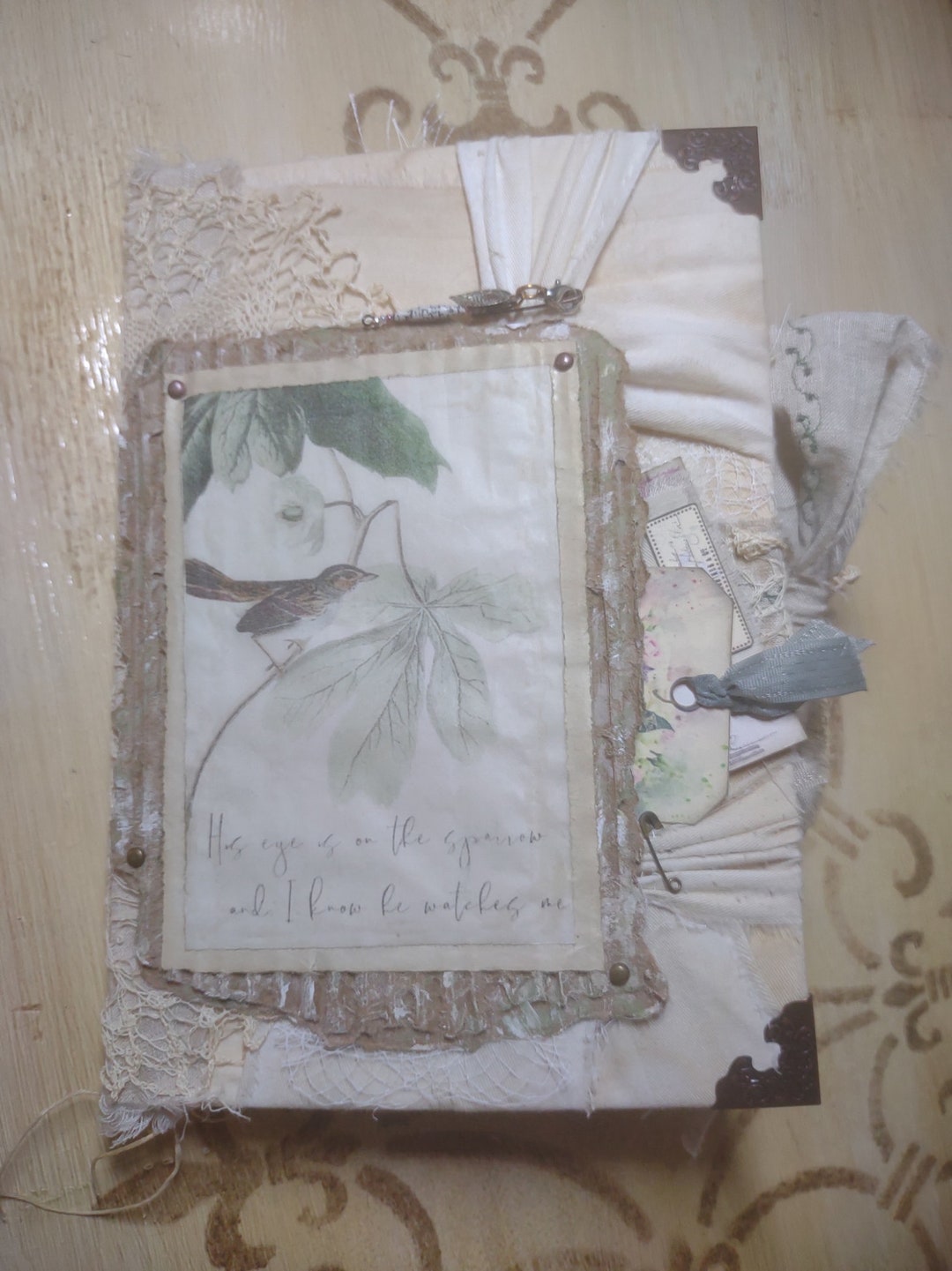 Lovely Hand Made Christian-themed junk Church Memorabilia Journal - Etsy