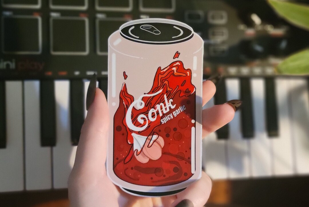 Spicy Garlic Conk Cola Sticker |funny Meme Sticker | Cola Sticker ...