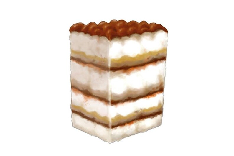 Tiramisu Sticker | Cake Sticker | Cute Sticker | Vinyl Laminated ...