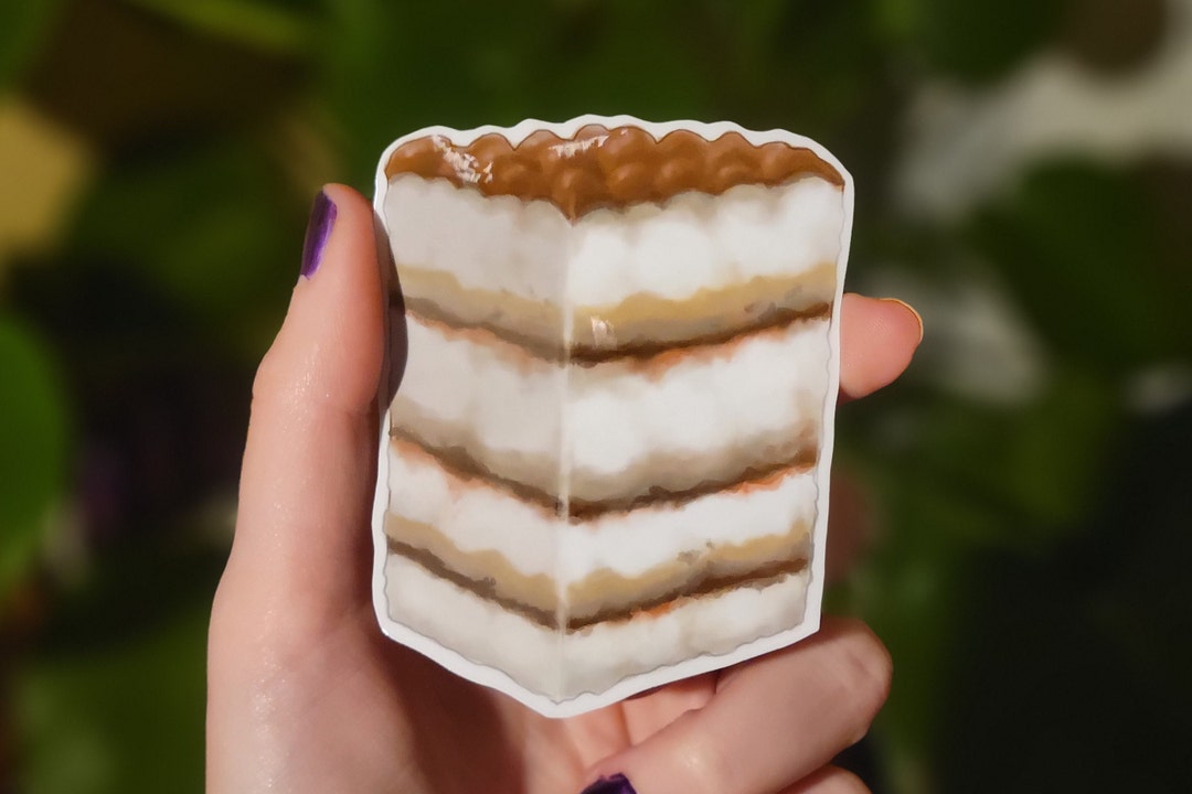 Tiramisu Sticker | Cake Sticker | Cute Sticker | Vinyl Laminated ...