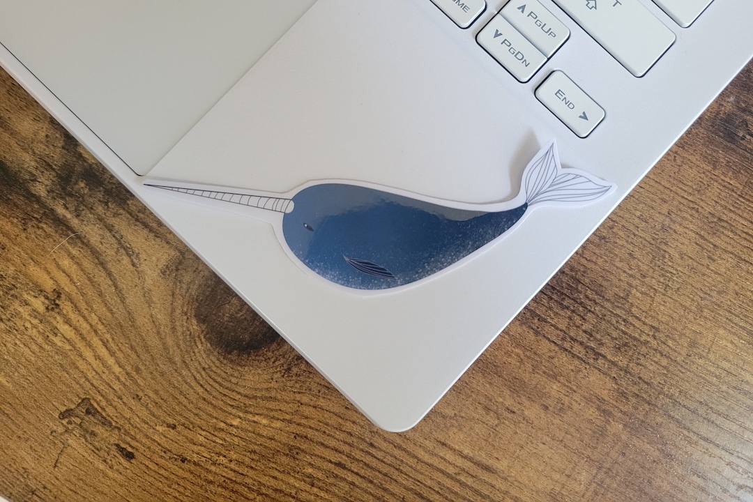 Blue Narwhal Sticker | Aquatic Sticker| Cute Narwhal Sticker | Vinyl ...