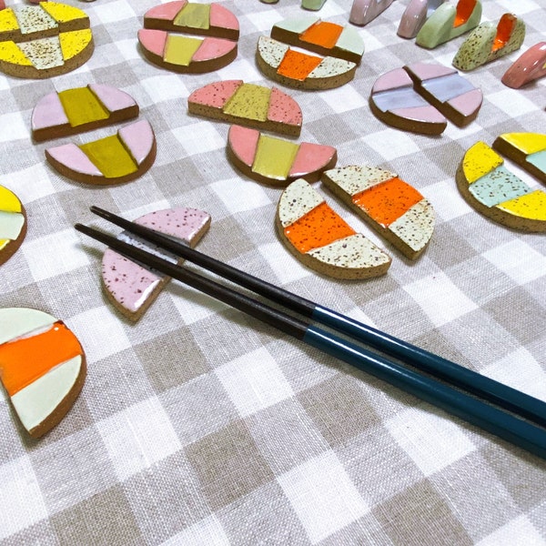 Cute Vegetable Shape Chopstick Rests. Ceramic Chopstick Holder, Cutlery ...