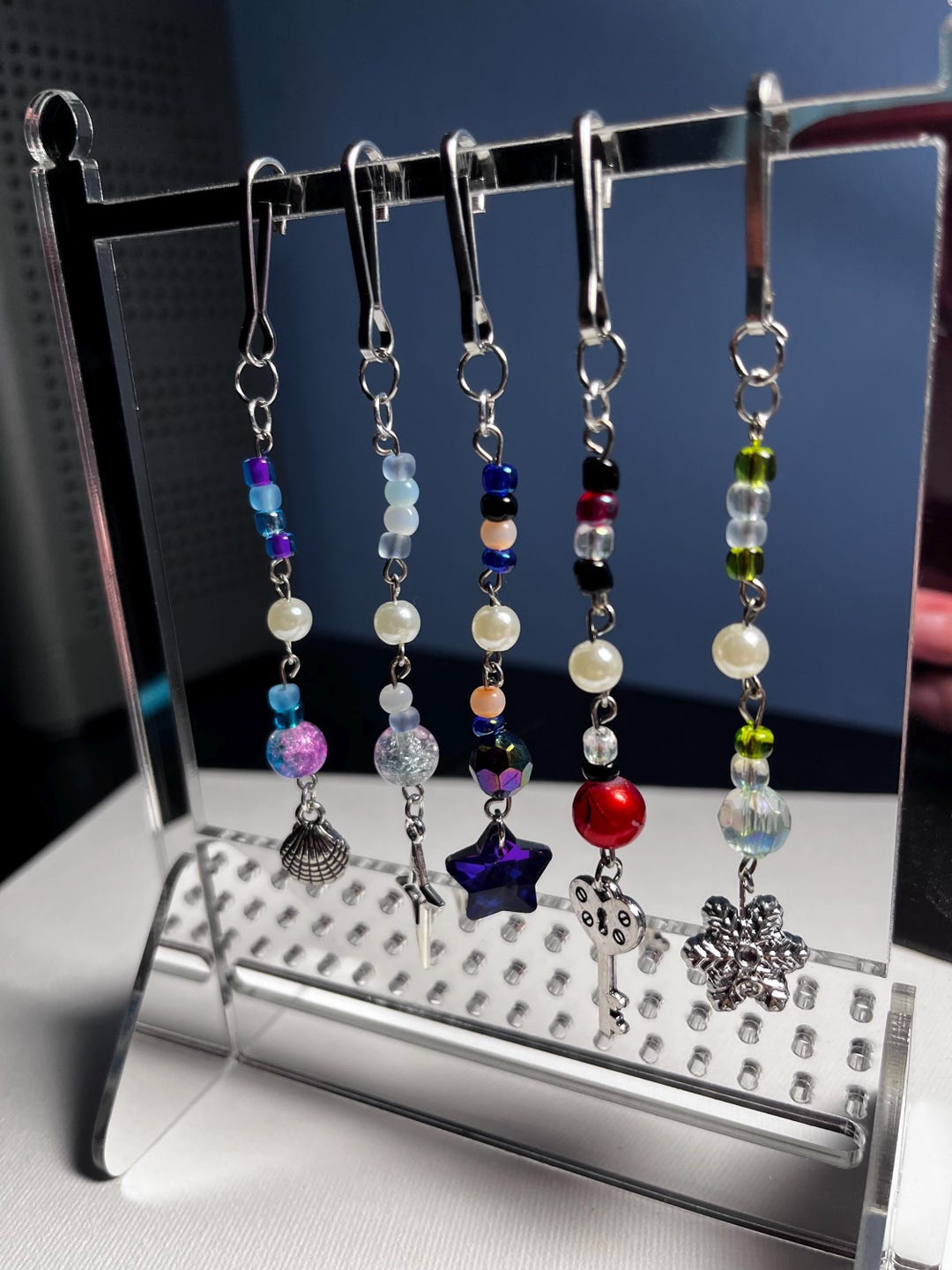 Love and Deepspace Inspired Keychains & Phone Charms | Handmade Beaded ...