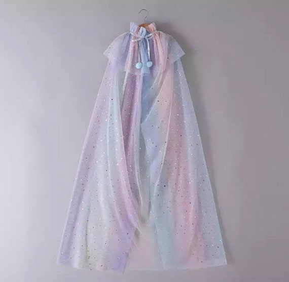Pastel Rainbow Extra Long Cape Full Length Costume Cape - Etsy