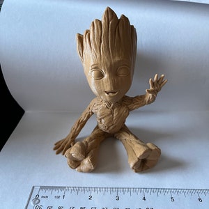 Waving Groot 3D Printed ON SALE - Etsy