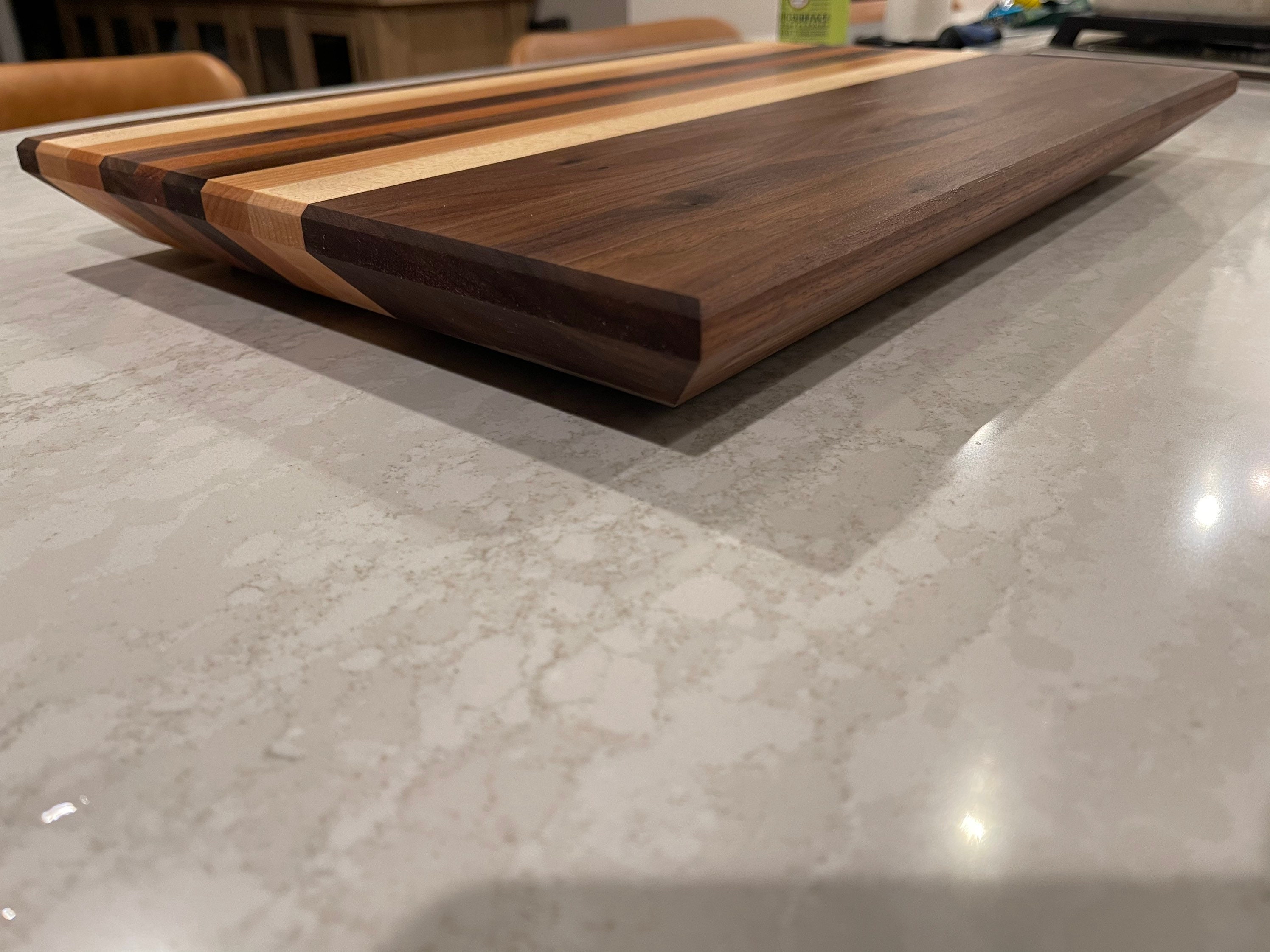 Large Edge Grain Cutting Board - Etsy UK